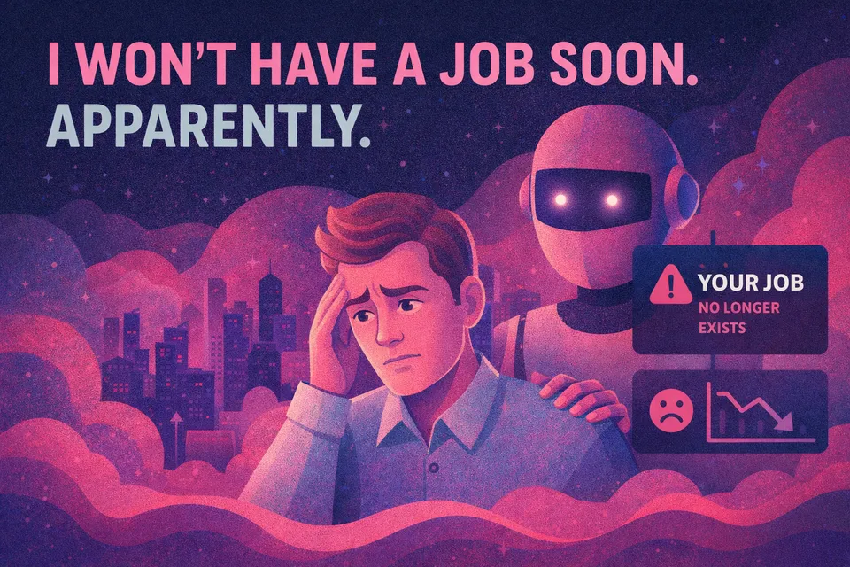 I won’t have a job soon. Apparently.